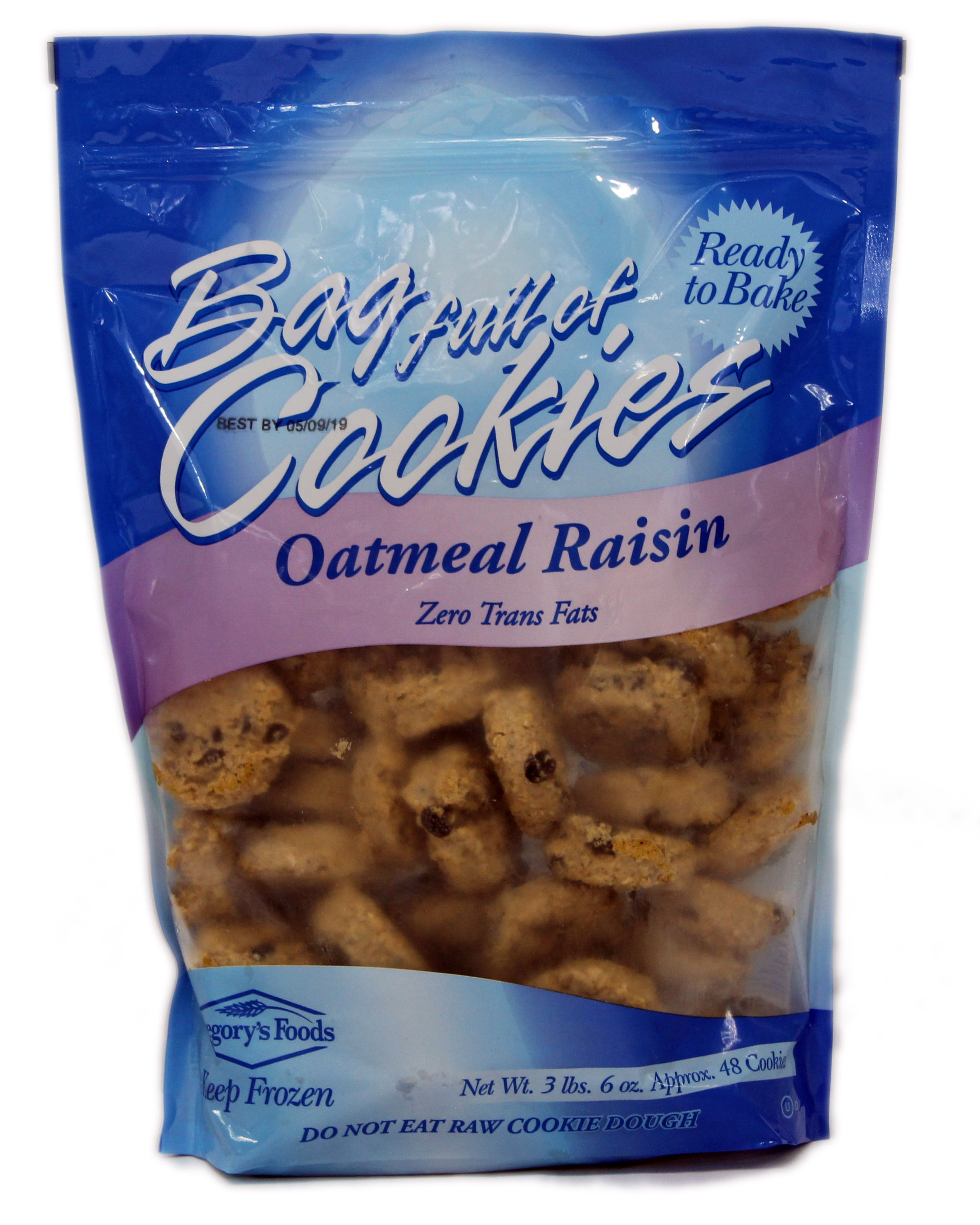 Bag of Cookies in North Dakota stores. Cookies by Gregory's Foods ...